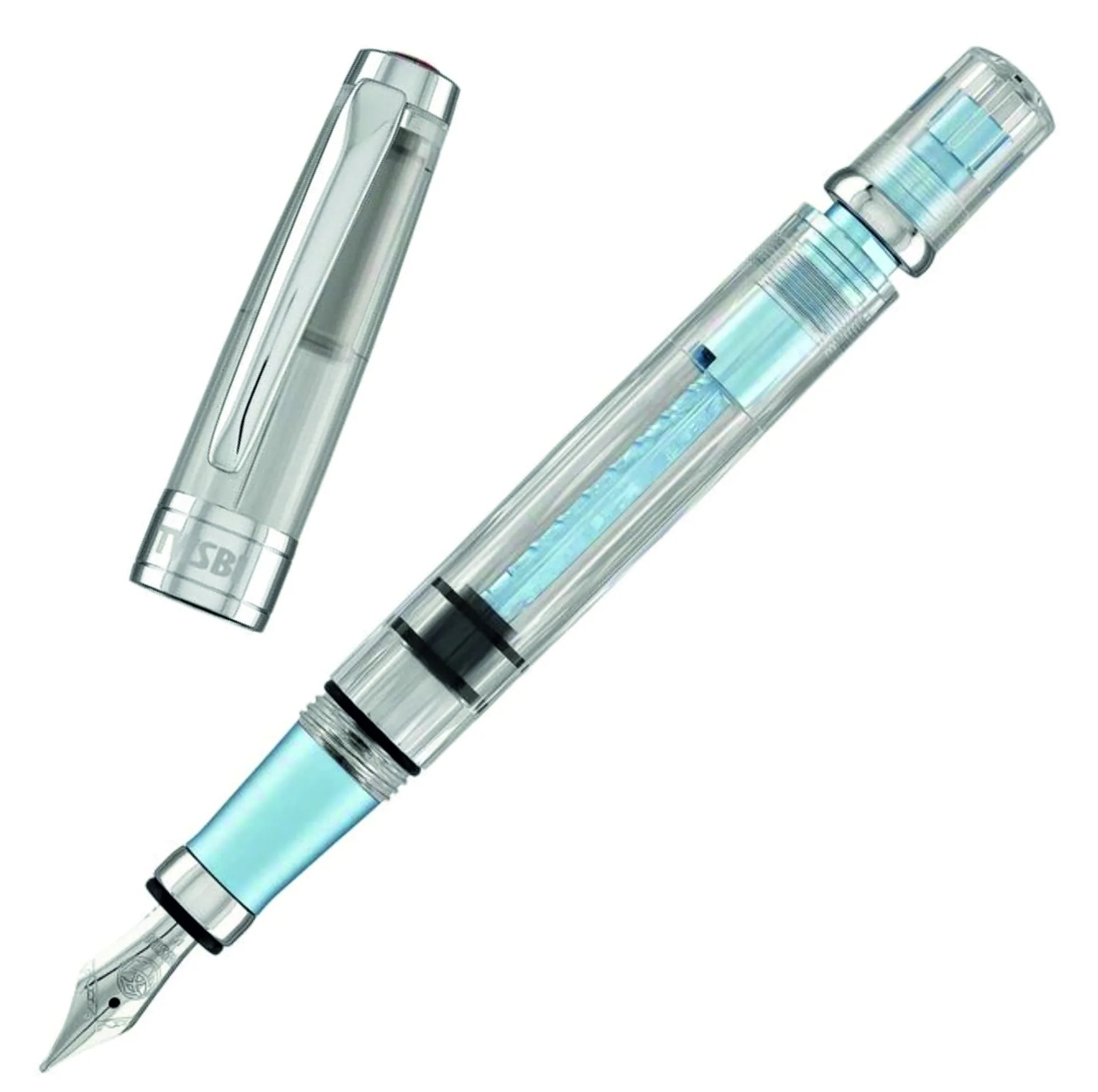 TWSBI Diamond 580AL Fountain Pen In Iceberg Blue – Penhance